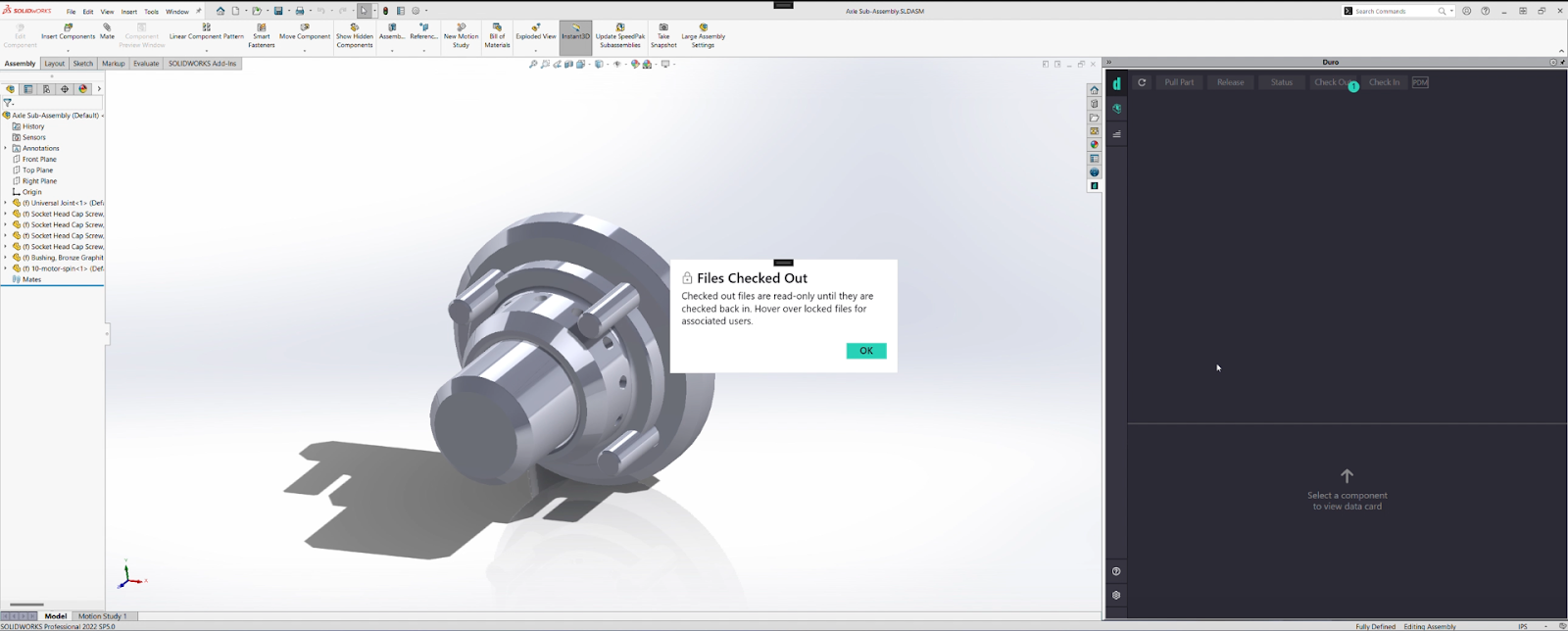 Check In/Check Out Feature – Duro Labs